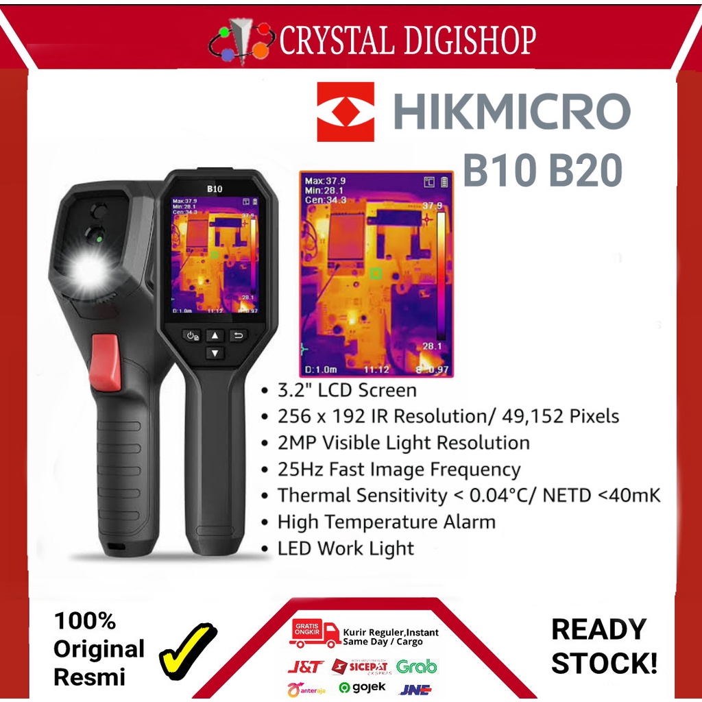 Jual HikMicro B10 B20 Thermal Camera Flir TG267 TG165-X Fluke VT-04A VT-04 | Shopee Indonesia