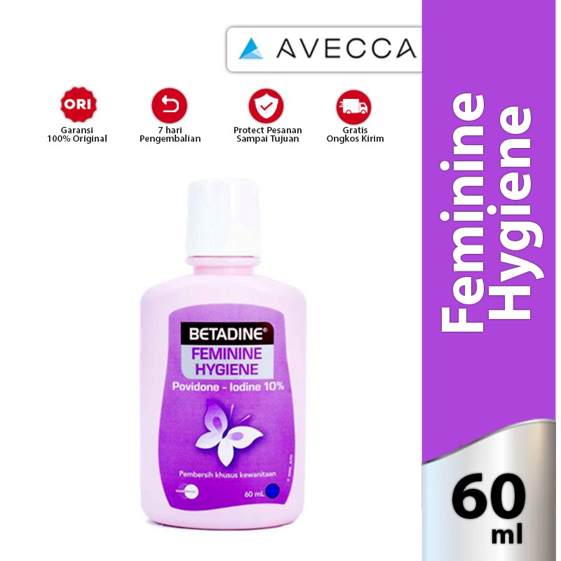 Jual Betadine Feminine Hygiene 60 ML (Pembersih Kewanitaan) | Shopee Indonesia