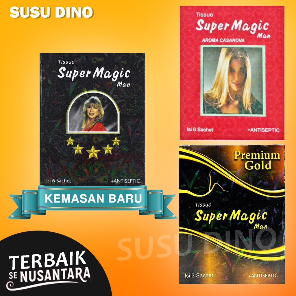 Jual TISSUE SUPER MAGIC / OBAT TAHAN LAMA | Shopee Indonesia