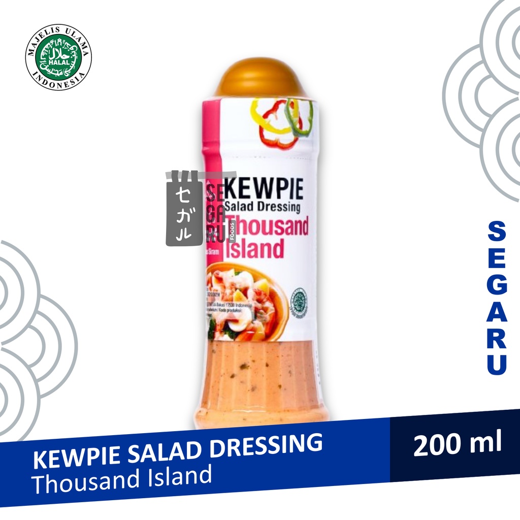 Jual KEWPIE Salad Dressing Caesar, Thousand Island, Wijen Sangrai, Tomat Pedas, Kecap ala Jepang ...
