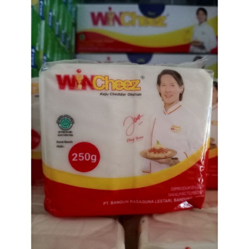 Jual keju cheddar olahan 250 g win cheez | Shopee Indonesia