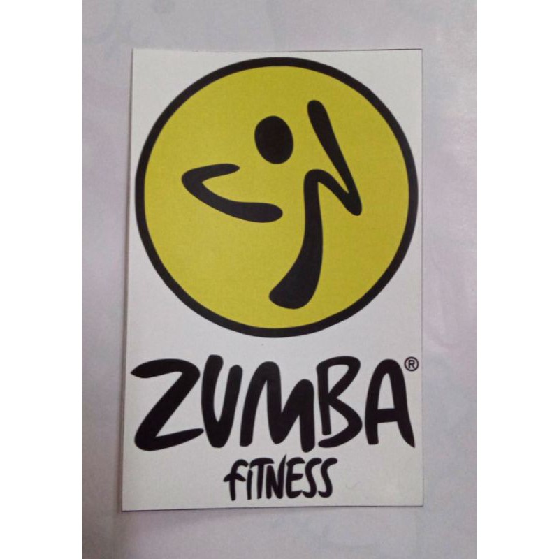 Jual Sticker zumba/sticker logo zumba/stiker zumba/setiker zumba/logo ...