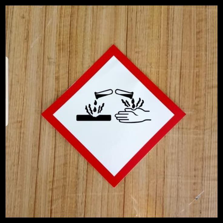 Jual Sign Sticker Symbol Limbah B3 Uk 20X20Cm Stiker | Shopee Indonesia