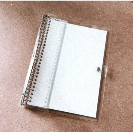 Jual Minimalism Binder B5 Transparan Aesthetic Binder 26 ring | Shopee ...