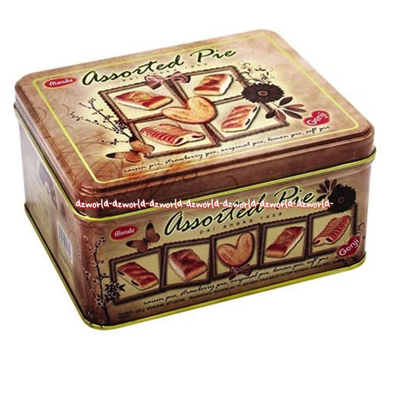 Jual Monde Assorted Pie Genji Kaleng 285gr Biskuit Pie Pai Aneka Rasa ...