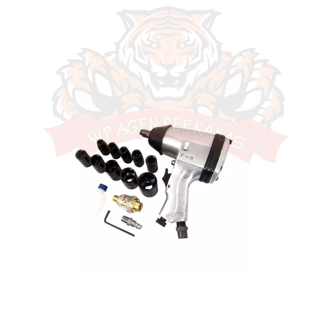 Jual Air Impact Wrench Kit 1/2 Mesin Baut Kompresor Sok Sock Angin ...