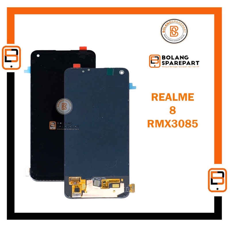 Jual LCD REALME 8 RMX3085 + TOUCHSCREEN ORIGINAL OLED | Shopee Indonesia