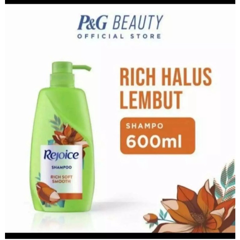 Jual Rejoice shampoo rich soft smooth 600 ml | Shopee Indonesia