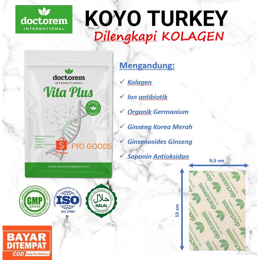 Jual Doctorem Vita Plus Koyo Doktorem painless night glu | Shopee Indonesia