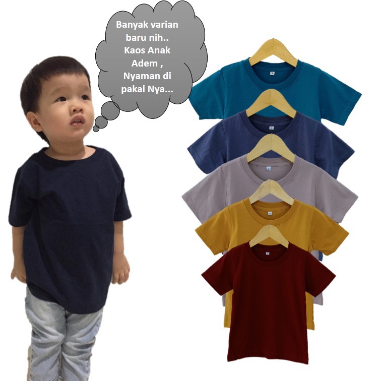 Jual BAJU ANAK / KAOS ANAK / PAKAIAN ANAK / KAOS POLOS | Shopee Indonesia