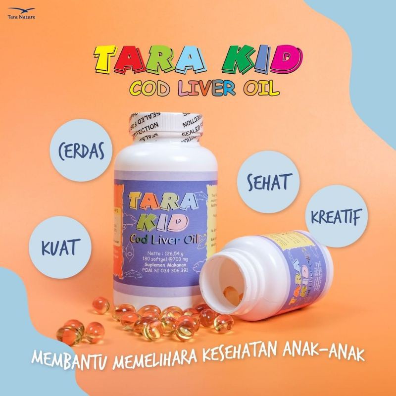 Jual TARA KID COD LIVER OIL + DHA - Vitamin Anak utk Pertumbuhan ...