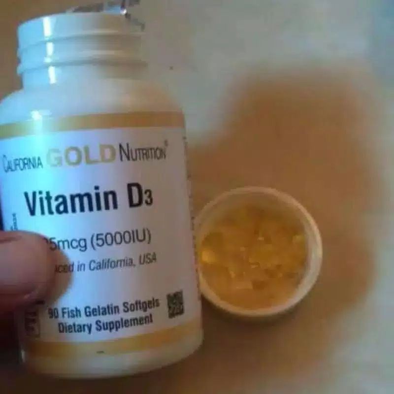 Jual CALIFORNIA GOLD NUTRISION vitamin D3 125 mcg ( 5000 IU ) 90 fish ...