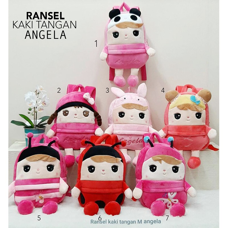 Jual Tas ransel anak paud metoo Angela pretty koala panda garis sovenir ...