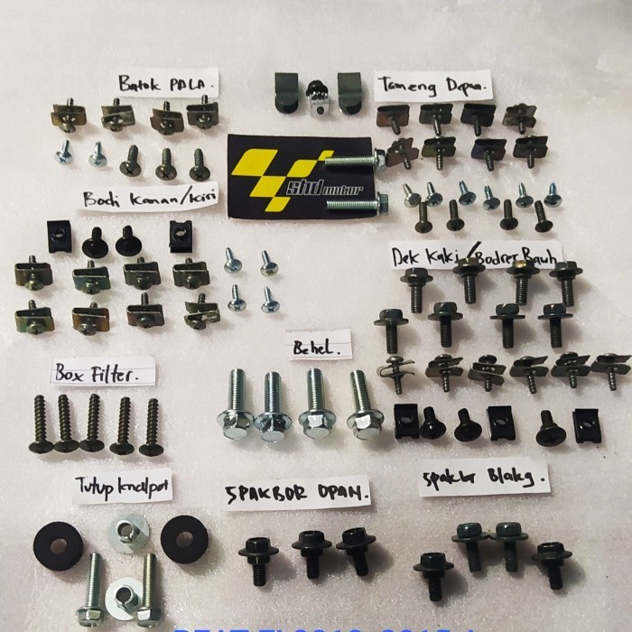 Jual baut full body motor beat pop/baut lengkap fullset body beat pop ...