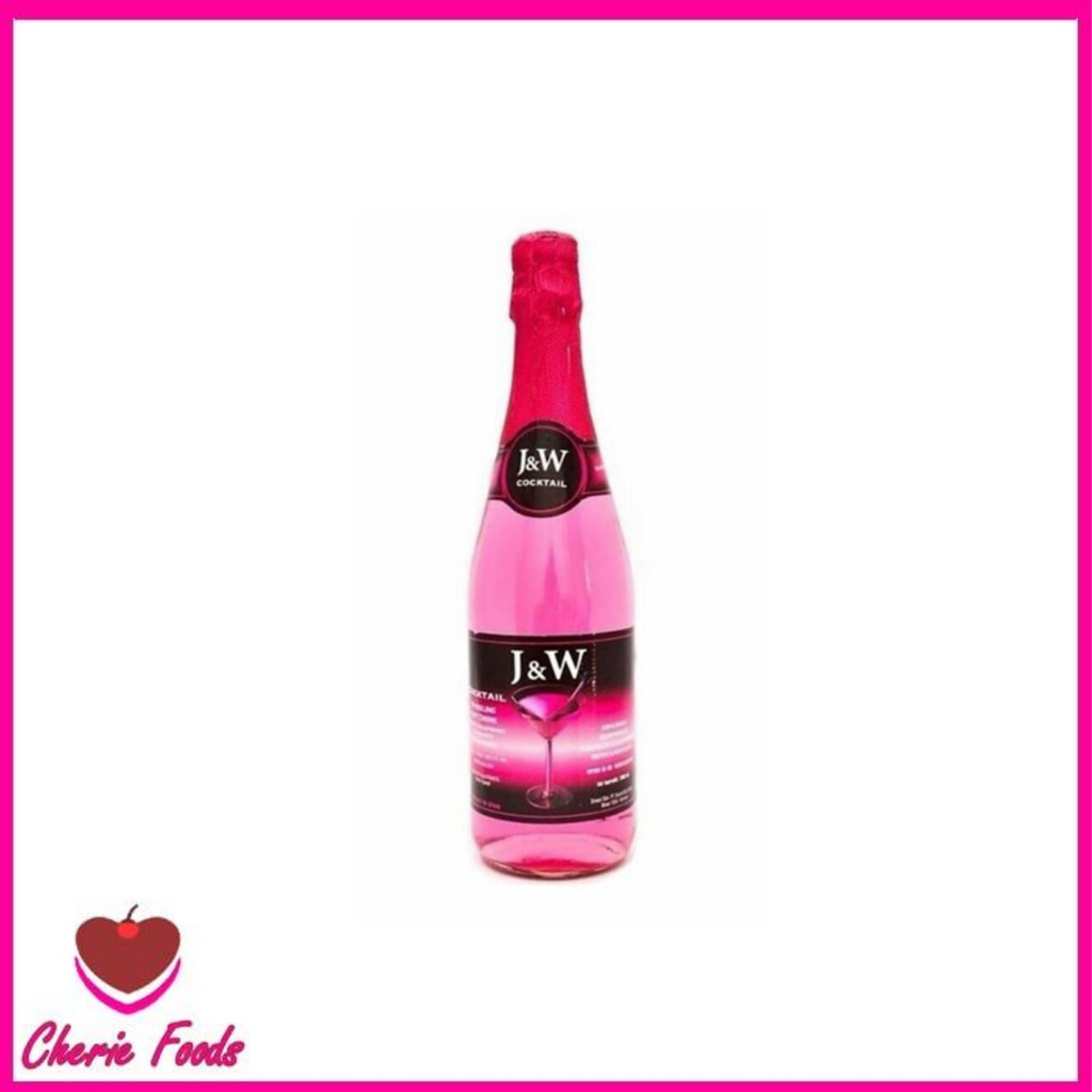 Jual J&W Minuman Sparkling Cocktail - PINK 750ml / Minuman Anggur Non ...