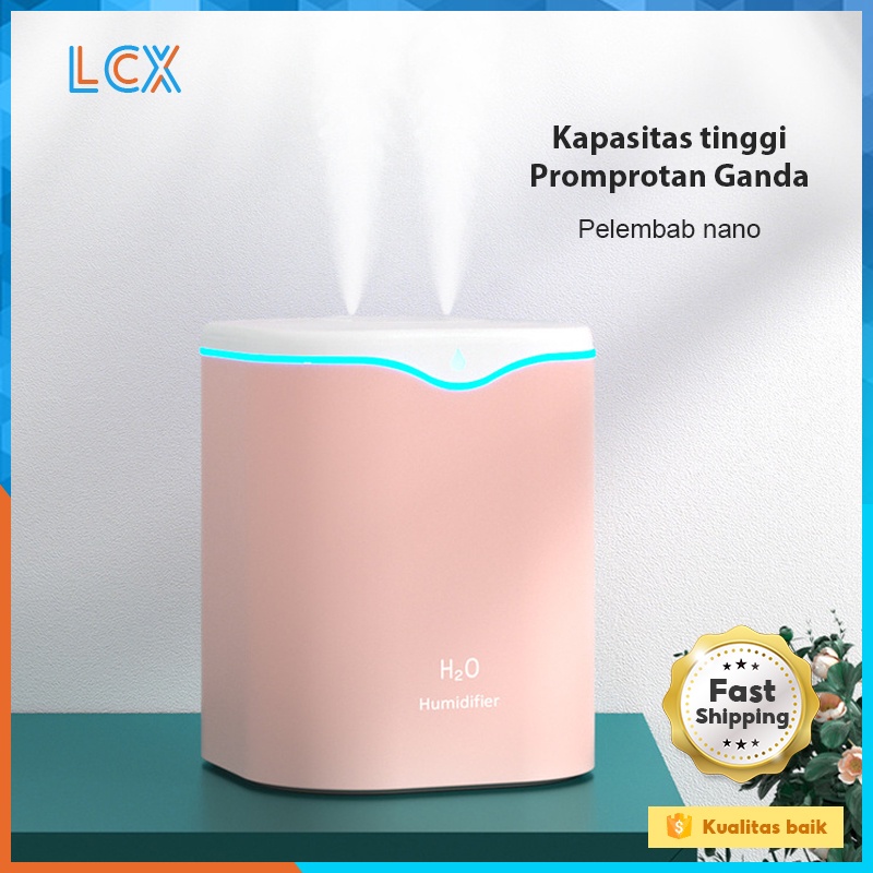 Jual LCX Dual Mist Humidifier Purifier Diffuser Portable Pelembab dan ...