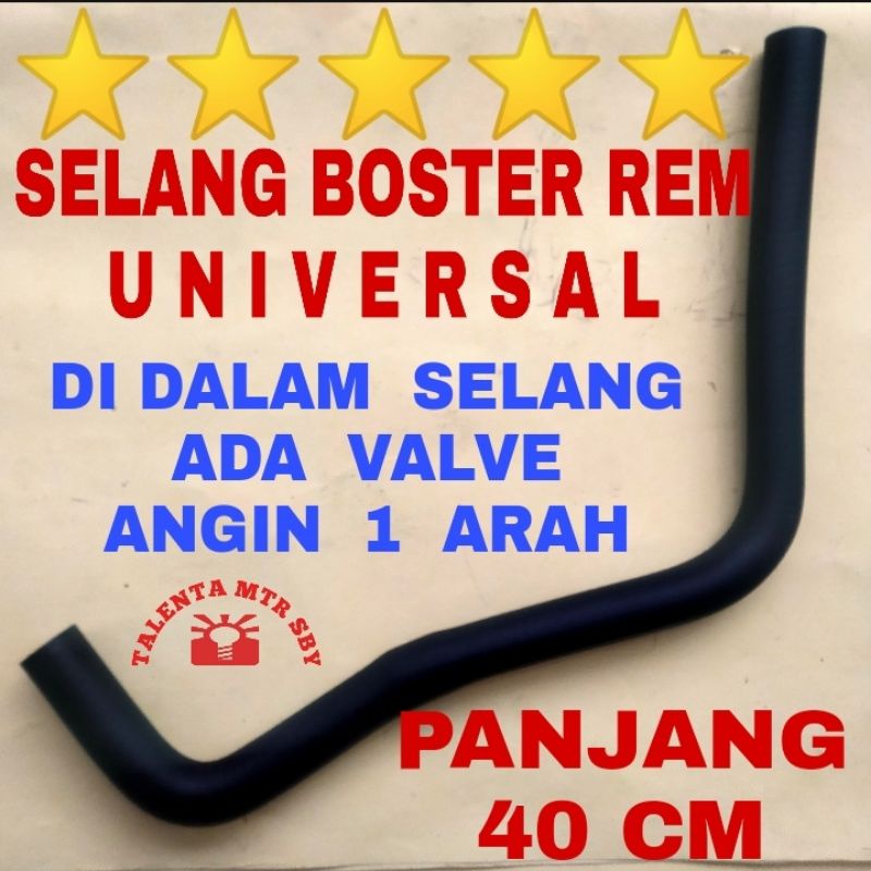 Jual PANJANG 40CM SELANG BOSTER BOOSTER VAKUM REM SLANG UNIVERSAL . ADA ...