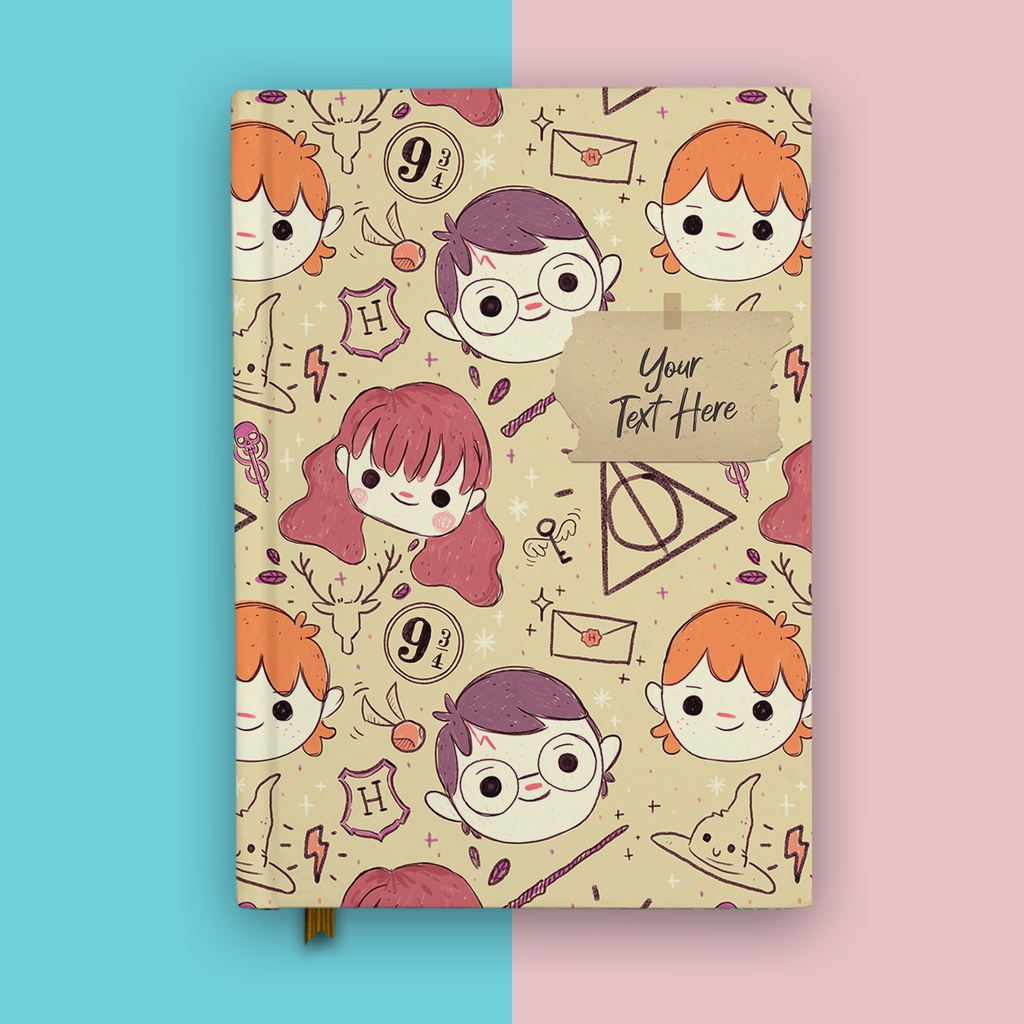 Jual Notebook Buku Tulis Harry Potter Ron Weasley Hermione Granger ...