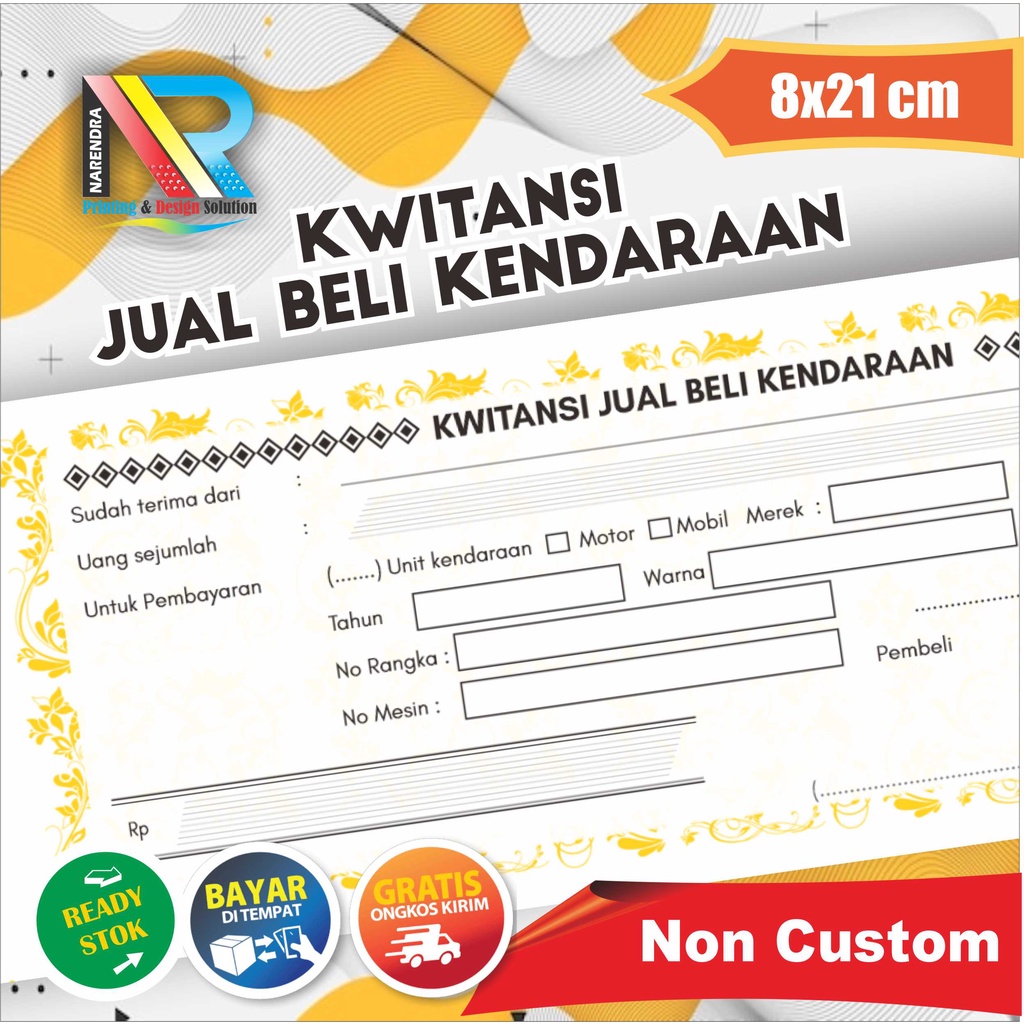 Jual Nota Jual Beli Mobil & Motor | Siap Pakai | Showroom | Diskon ...