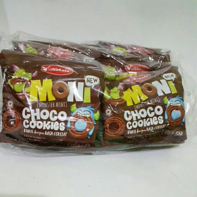Jual Kokola moni (monster mini) choco cookies | Shopee Indonesia