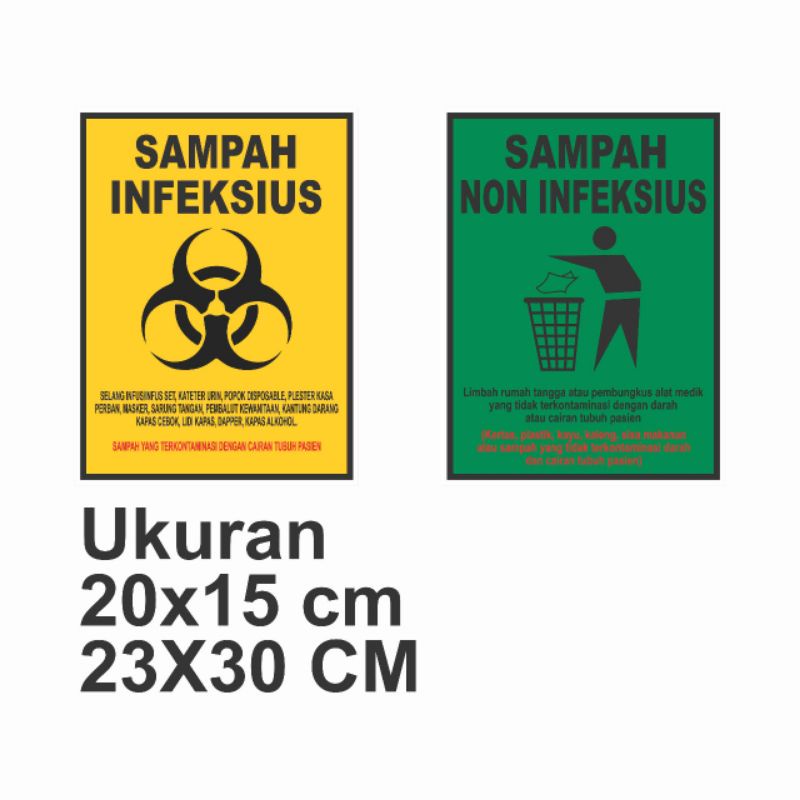 Jual STIKER SAMPAH INFEKSIUS | Shopee Indonesia
