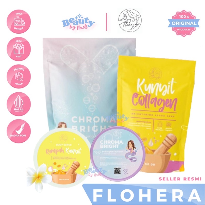 Jual BEAUTYBY.NADS | SOAP BY FLOHERA CHROMA BRIGHT FLOHERA BRIGHTENING ...