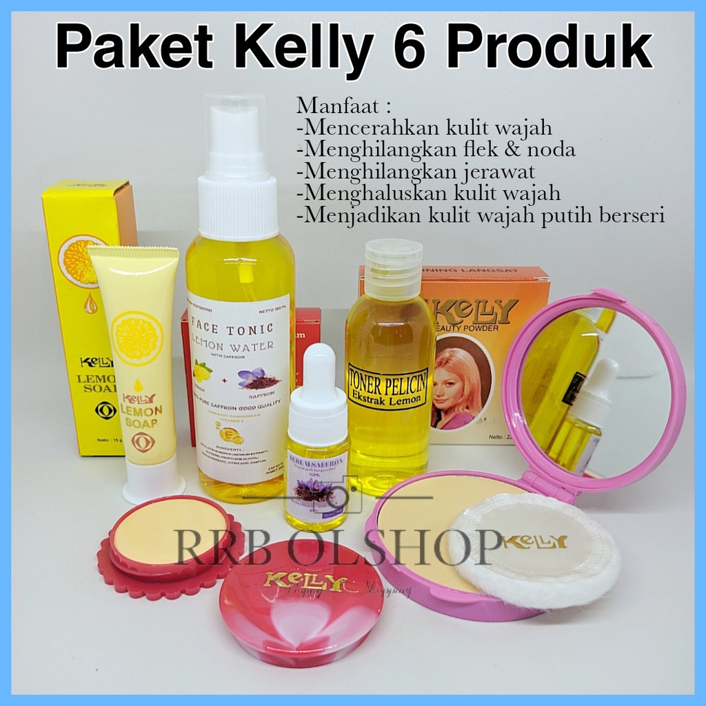 Jual Paket Lengkap Kelly 3in1 Plus Serum - Toner & Spray - Pearl Cream ...