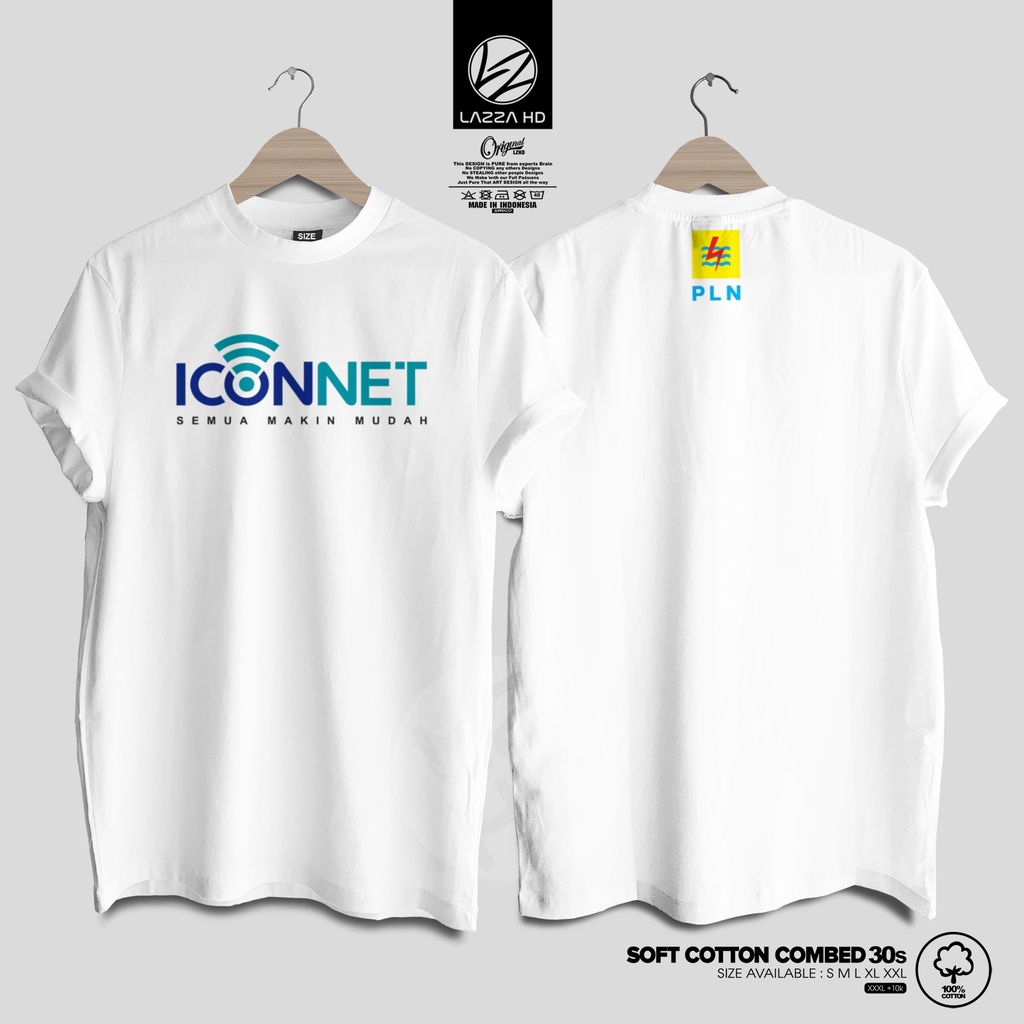 Jual Kaos Baju Distro Internet Iconnet Icon Net Semua Makin Mudah Logo ...