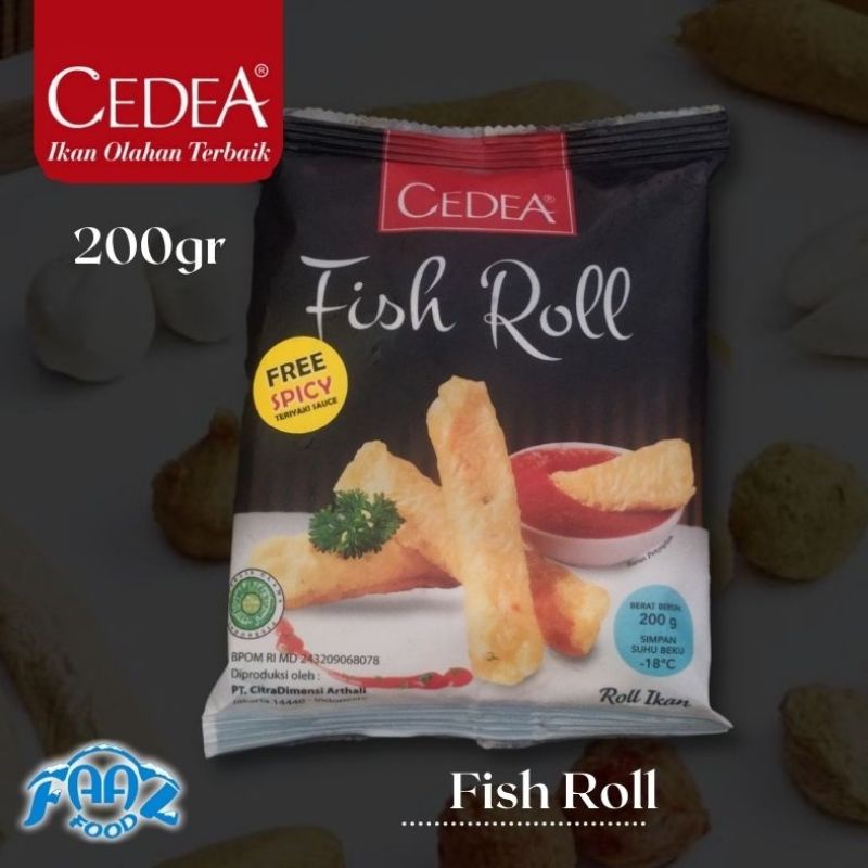 Jual Fish Roll Cedea 200gr (Roll Ikan, Olahan Ikan Laut, Seafood ...