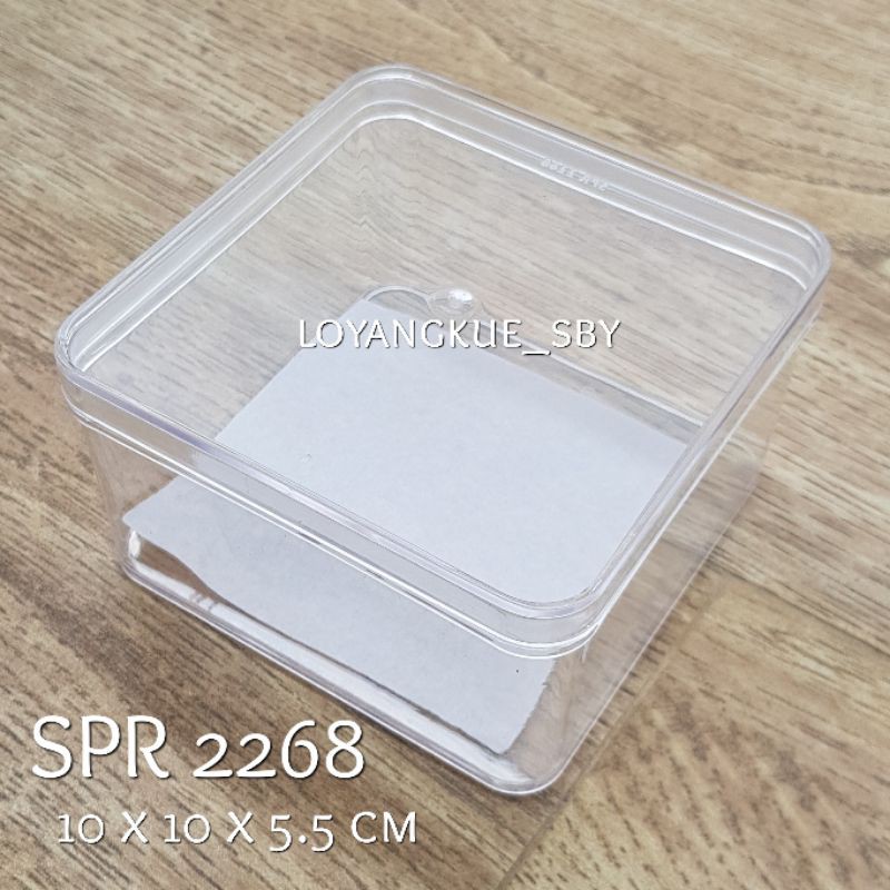 Jual TOPLES PERSEGI PANEN RAYA 2268 DESSERTBOX DESSERT 12 pcs 10x10 cm ...