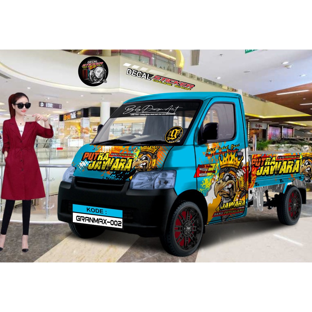 Jual DECAL MOBIL GRANMAX FULL PRINT LAMINASI MURAH | Shopee Indonesia