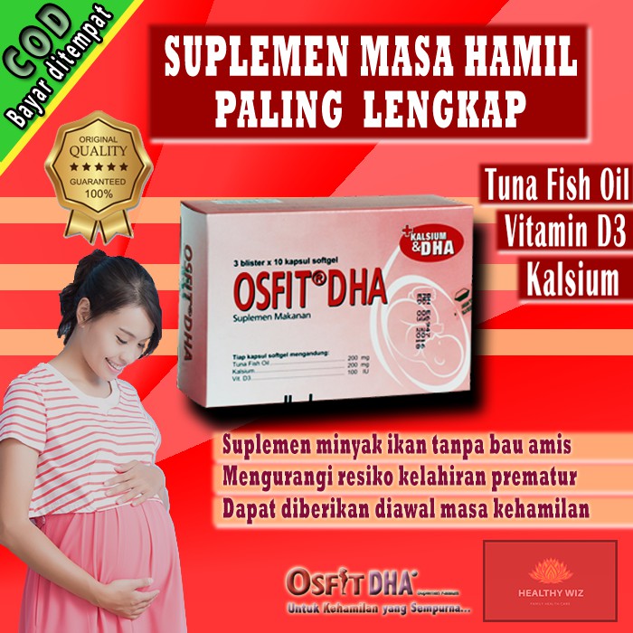 Jual Osfit DHA Multivitamin Makanan Ibu Hamil Menyusui Vitamin Omega ...