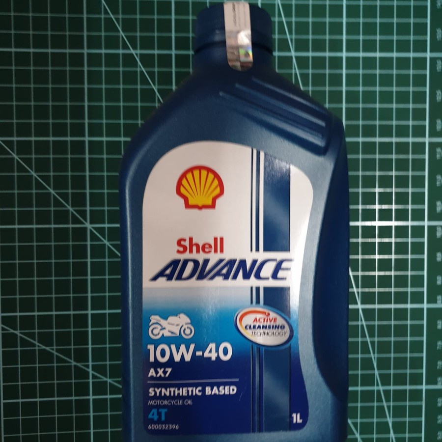 Jual SHELL Advance AX7, Oli Motor BEBEK 10W-40 AX7 4T 1L 1 Liter | Shopee Indonesia