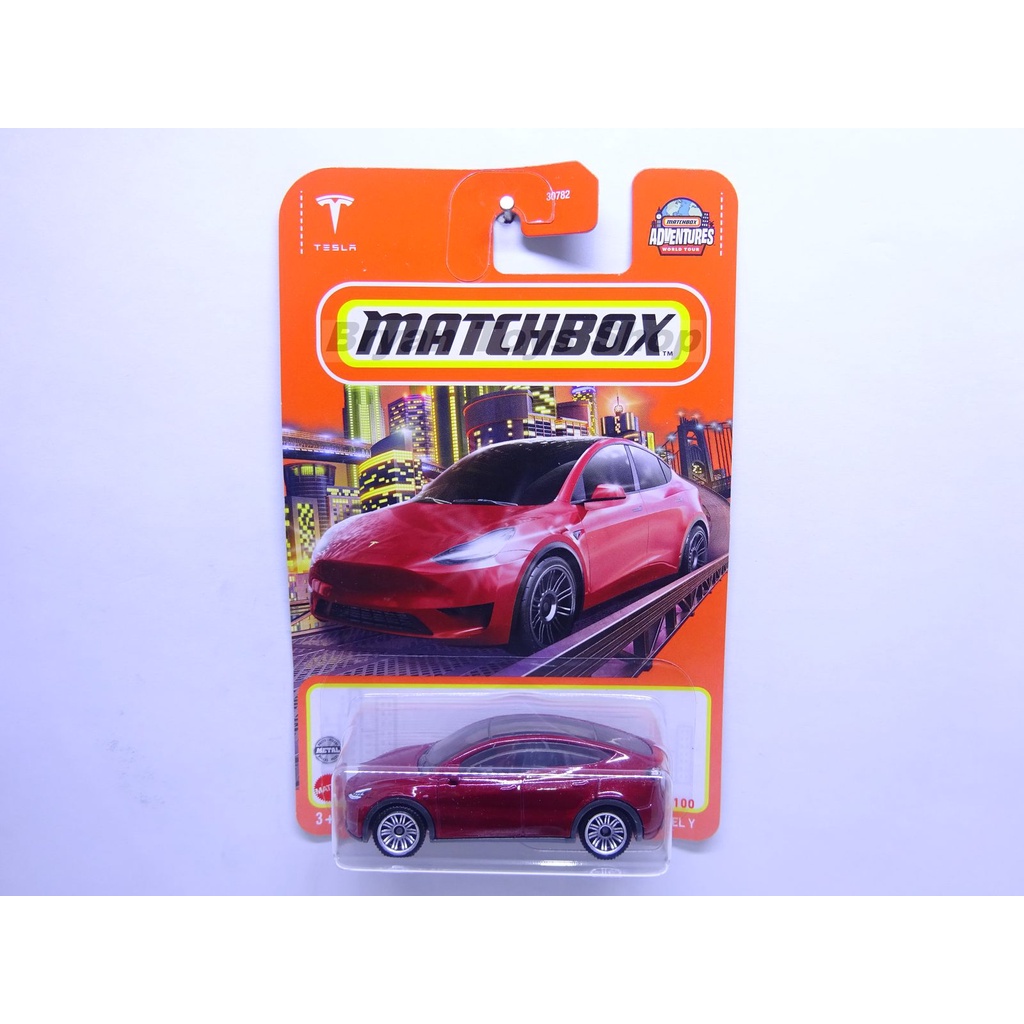 Jual Matchbox Tesla Model Y Merah | Shopee Indonesia