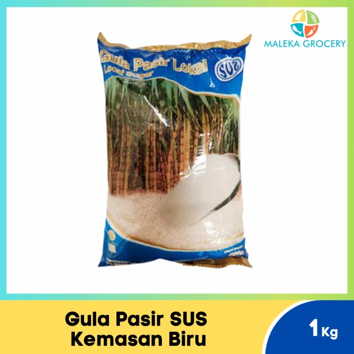 Jual Gula Pasir SUS Kemasan Biru 1 Kg | Sembako | Shopee Indonesia