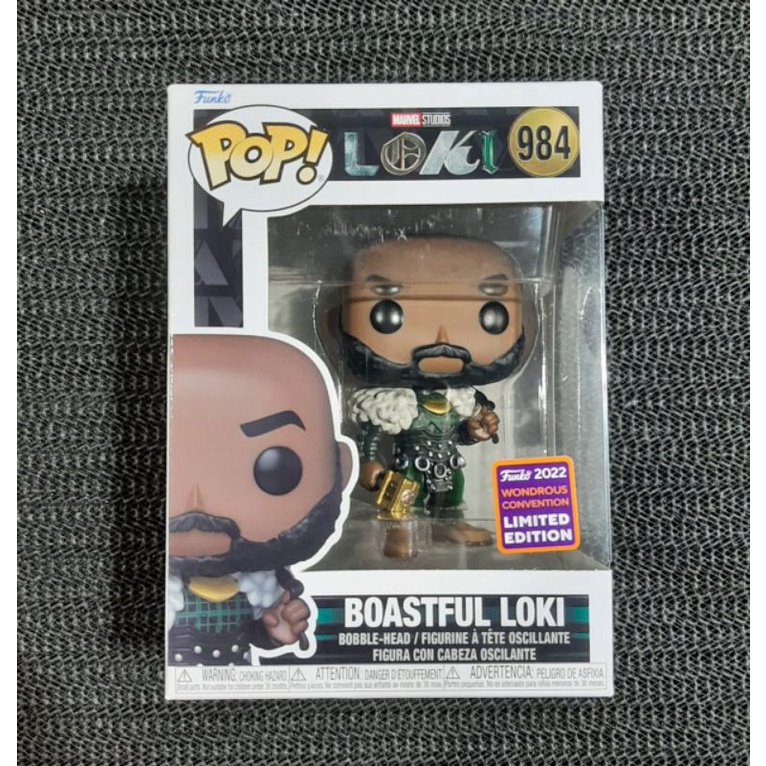 Jual Funko Pop! MARVEL STUDIOS : LOKI : BOASTFUL LOKI #984 (2022 Wondrous Convention) | Shopee ...
