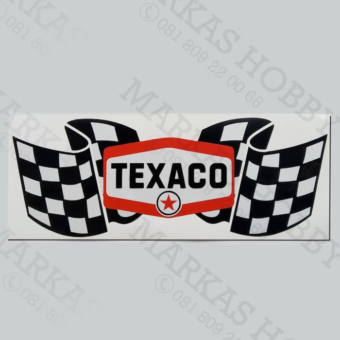 Jual Stiker / Sticker Texaco Flag Combination | Shopee Indonesia