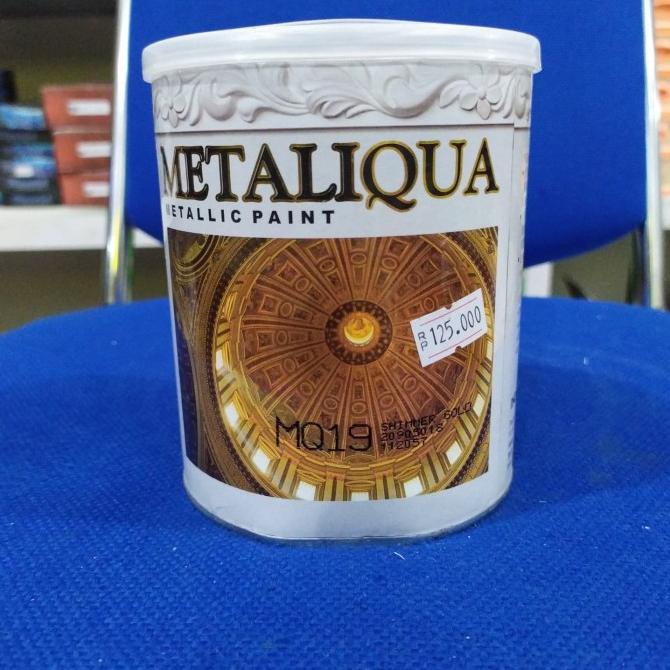 Jual Cat Metaliqua 1kg | Cat Metalik | Cat Emas | Shopee Indonesia