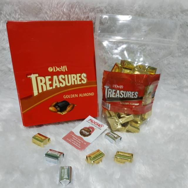Jual TREASURE GOLDEN ALMOND 50 PCS | Shopee Indonesia