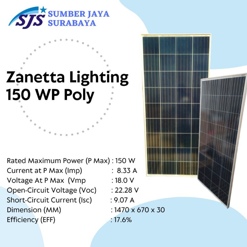 Jual Panel Surya 150wp Polycristallin | Shopee Indonesia