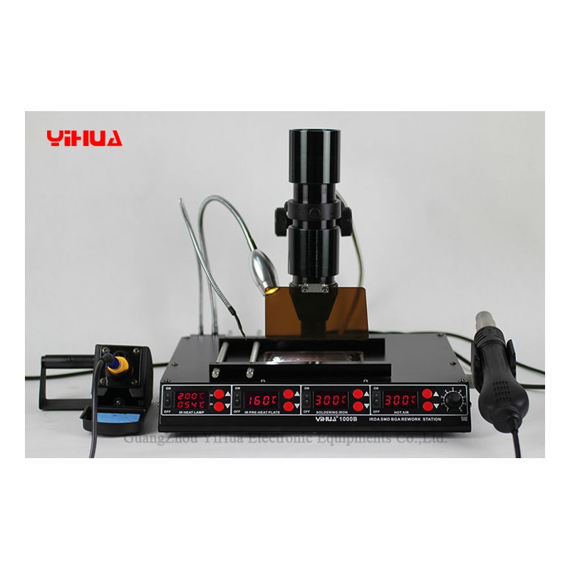 Jual YIHUA 1000B BLOWER - SOLDER UAP - HOT AIR GUN INFRARED ORIGINAL ...