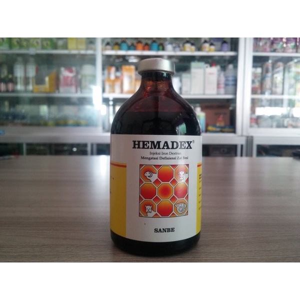 Jual Iron Dextran (Mengatasi defisiensi zat besi hewan)-Hemadex 100 ML ...
