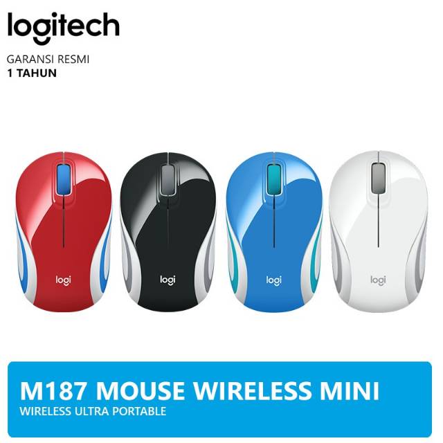 Jual MOUSE LOGITECH M187 WIRELESS ORIGINAL | Shopee Indonesia