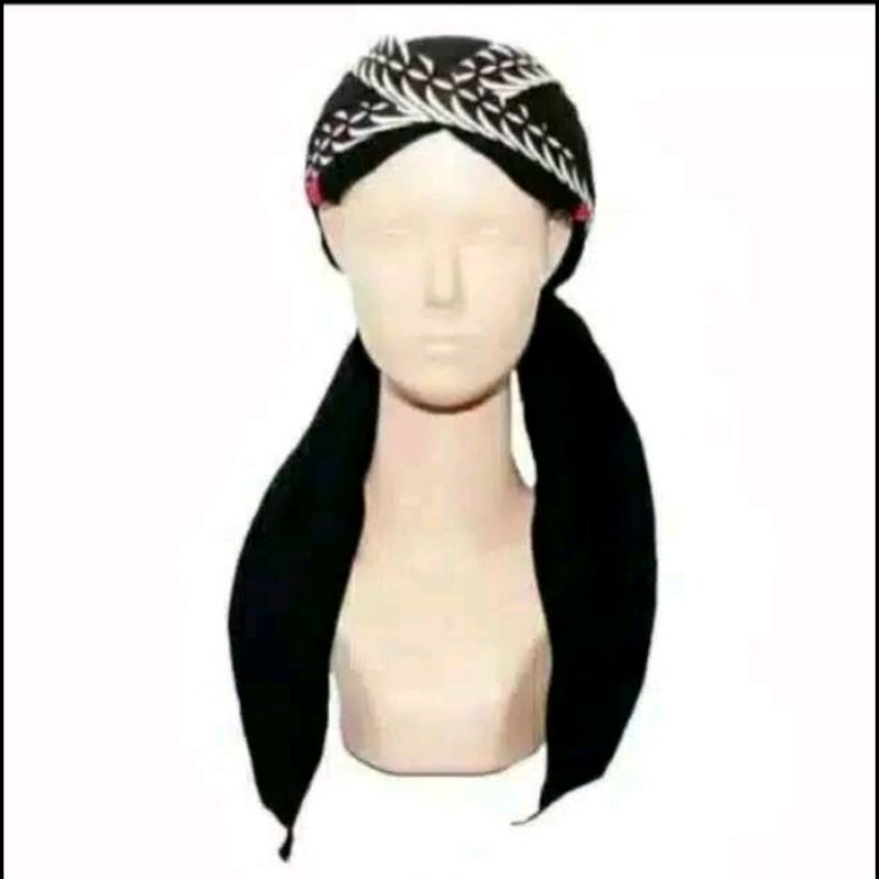 Jual Blangkon Jogja Kuncir/Sliwir Samurai Putih | Shopee Indonesia