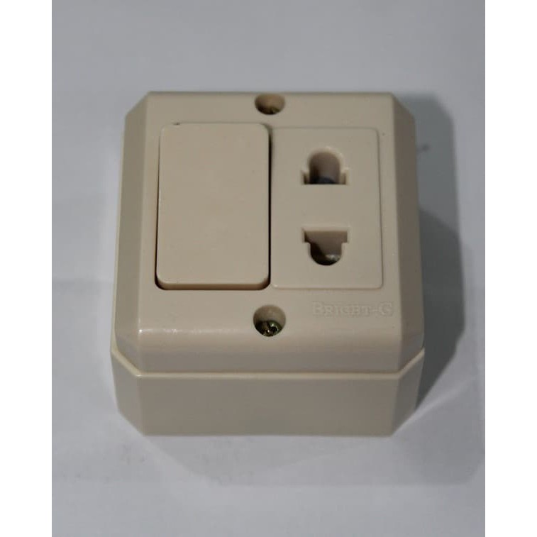 Jual Stop Kontak Dengan Saklar Engkel Bright-G Stop Engkel Bright-G OB ...