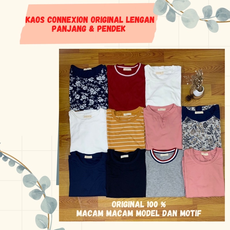 Jual Kaos wanita cewek Connexion Original 100% sisa Matahari department ...
