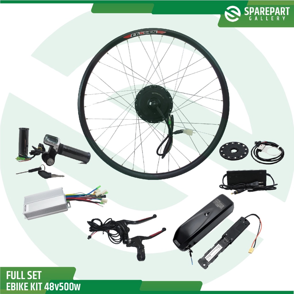Jual Komplit set Ebike kit 48v500w Sepeda Listrik | Shopee Indonesia