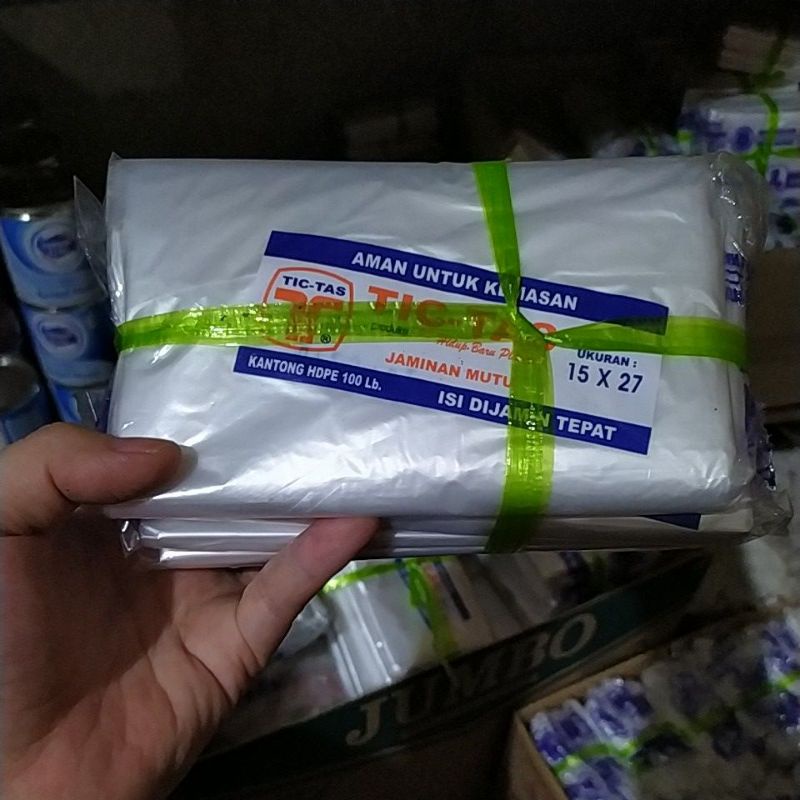 Jual PLASTIK MEREK TICTAS 1KG (1ikat) | Shopee Indonesia