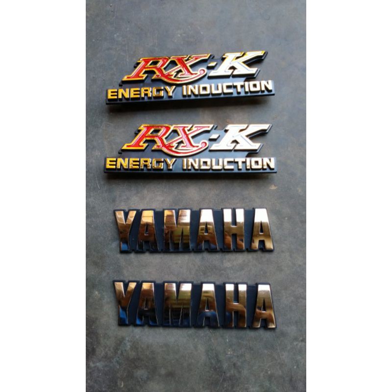 Jual Logo emblem dan box accu RX King warna merah | Shopee Indonesia