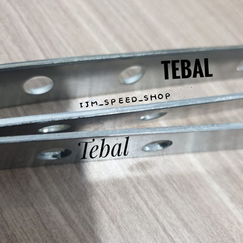 Jual Panel Besi Crome Plat bolong besi Crome Tebal panjang 40cm ...